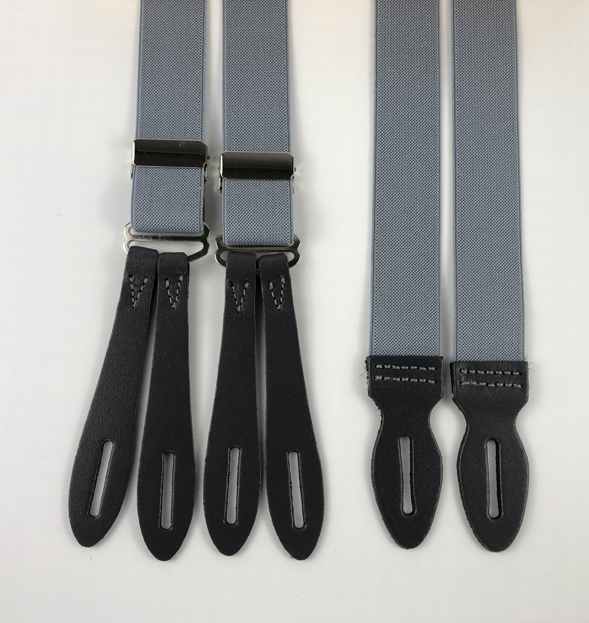 Button braces | leather end narrow braces | mens braces uk - Aidan Sweeney