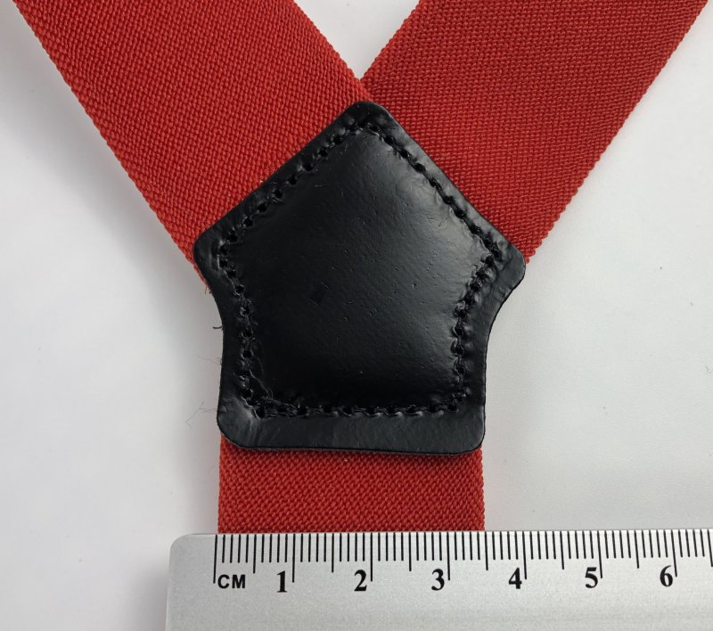 XXL button braces | leather end trouser braces (suspenders) - Aidan Sweeney